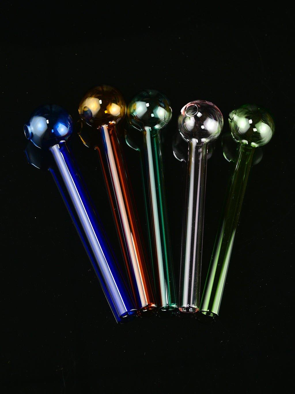 Colored pyrex oil burner pipes 4.4" | Buy Now